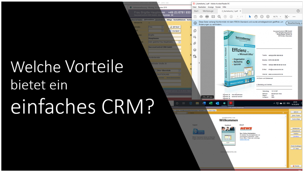 Einfaches CRM System - welche Vorteile bietet es • SuccessControl CRM