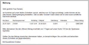Mahnung schreiben: Schnell und einfach erledigt - mit Praxistipp